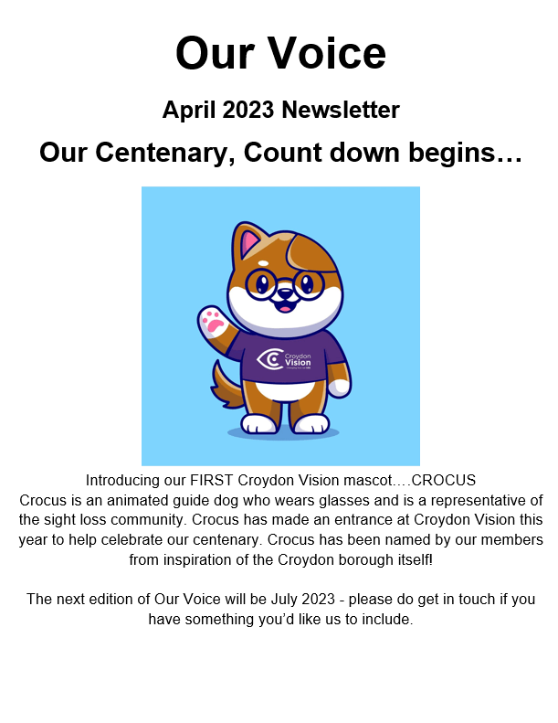 Our Voice April 2023 - Croydon Vision